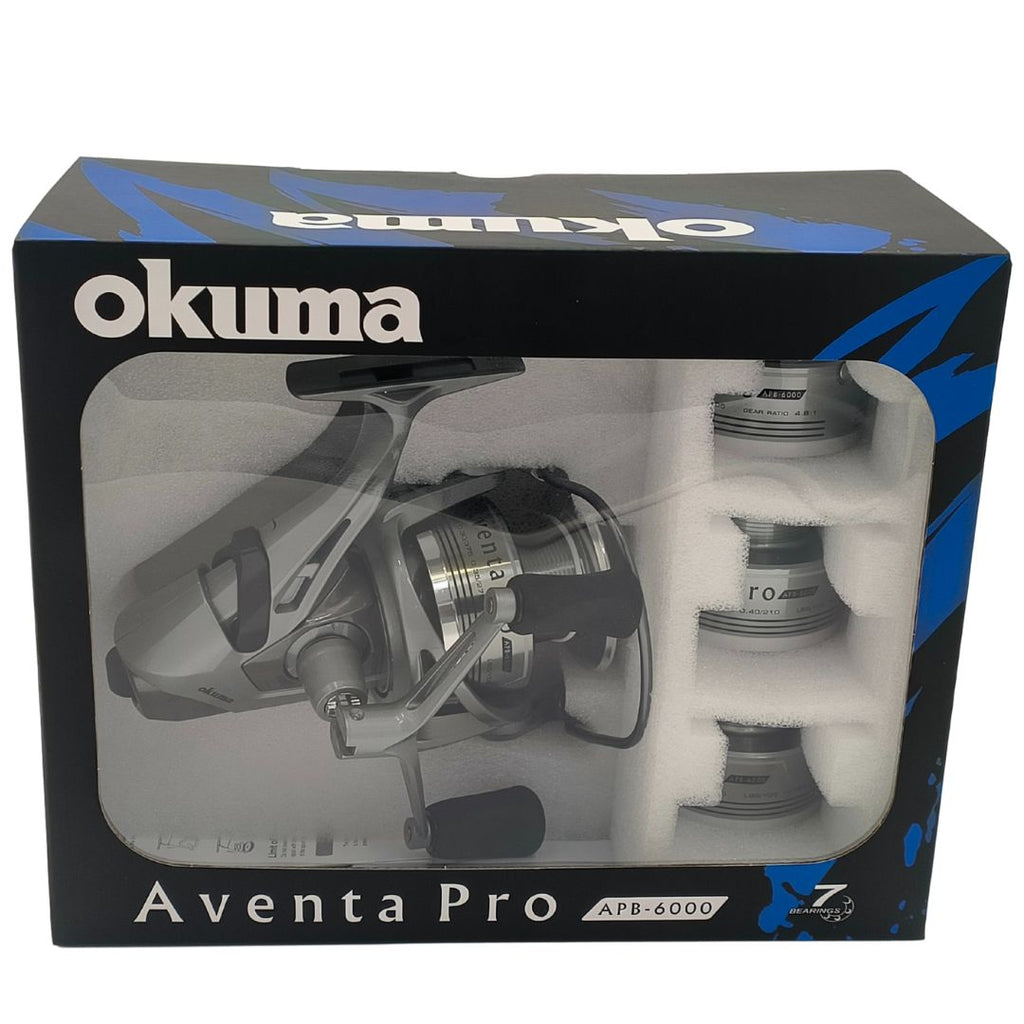 OKUMA AVENTA PRO APB BAITFEEDER SPINNING REELS – Mias Angling & Scuba