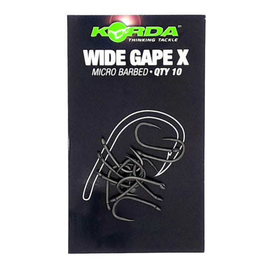 KORDA WIDE GAPE X HOOKS – Mias Angling & Scuba