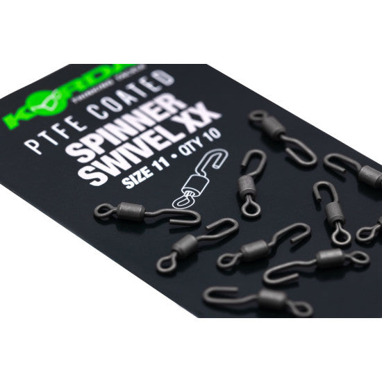 KORDA PTFE COATED SPINNER SWIVEL XX SIZE 11 – Mias Angling & Scuba